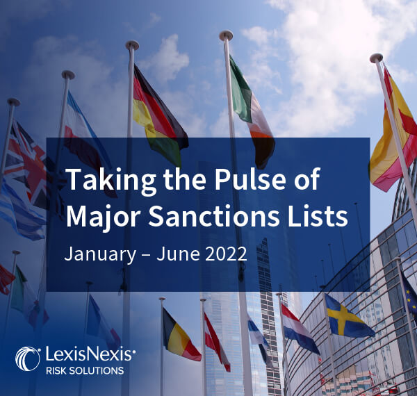 Sanctions Pulse Infographic | LexisNexis Risk Solutions